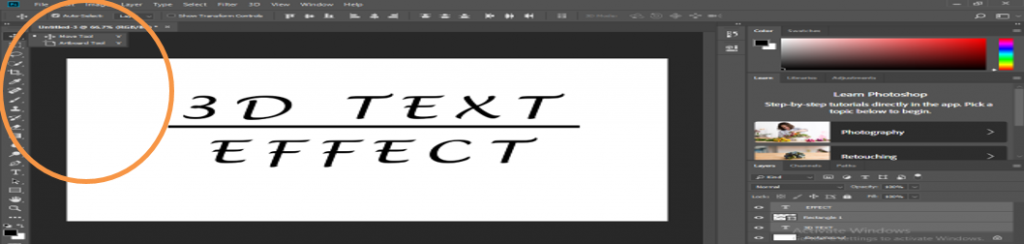 3D Text in Photoshop | Creating Effective 3D Text in Photoshop