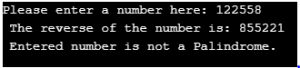 Palindrome in C++ | Checking Number is Palindrome or not by using C++
