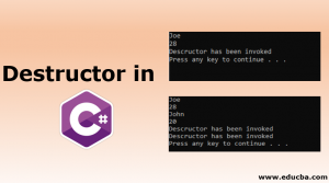 Destructor in c# | Properties and Working of Destructor in C# with Example