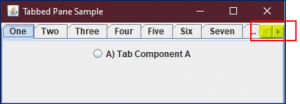 JTabbedPane in Java | JTabbedPane Constructors | Example