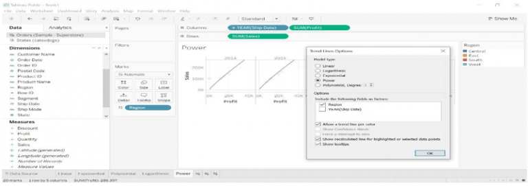 Trend Lines in Tableau | Learn How to Create & Edit Trend Lines in tableau