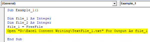 VBA FreeFile | How to Use the FreeFile Function in Excel VBA?