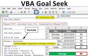 VBA Goal Seek | How to Use Goal Seek in Excel VBA?