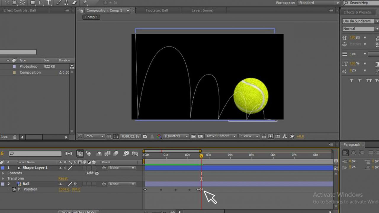 Pen Tool in After Effects | Drawing and Animating Object Using Pen Tool