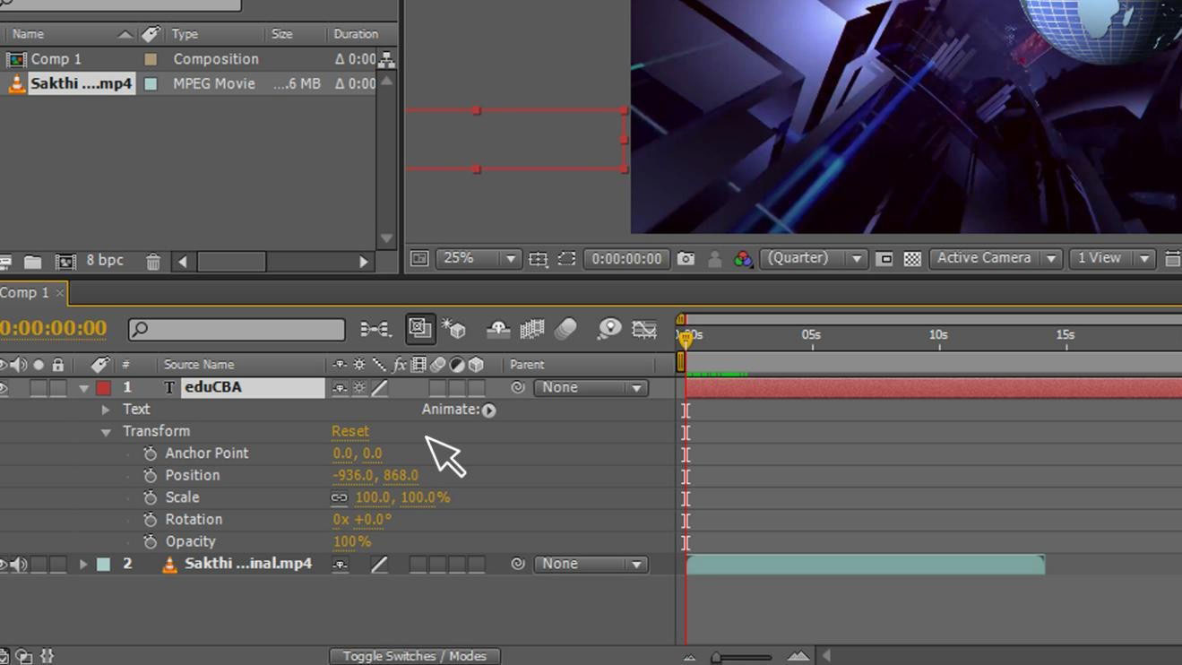 Adding Keyframes In After Effects Using Mask Animation For Keyframes