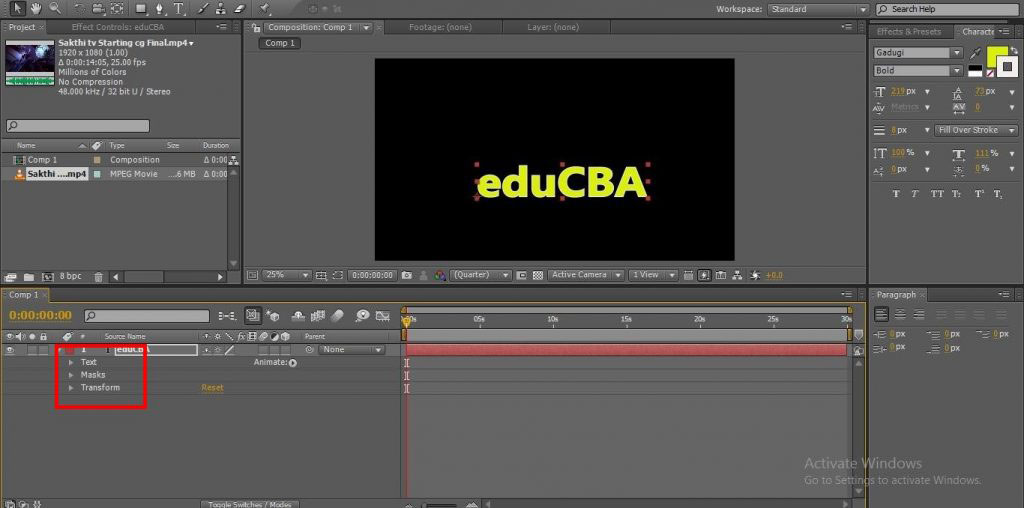 Adding Keyframes in After Effects | Using Mask Animation for Keyframes