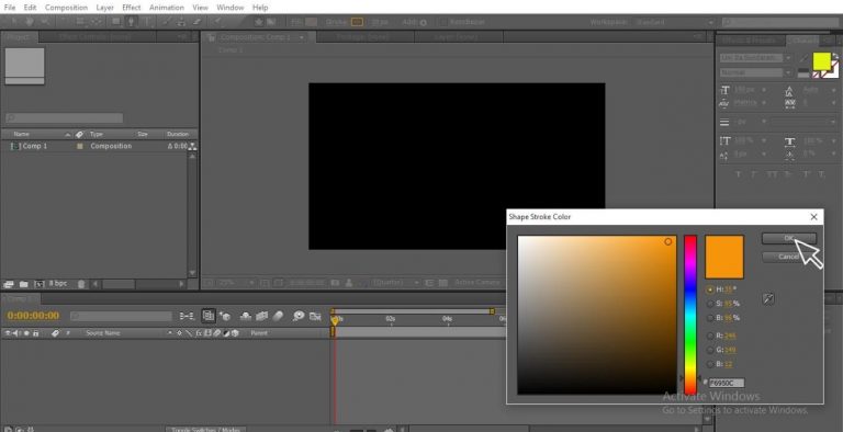 Pen Tool in After Effects | Drawing and Animating Object Using Pen Tool