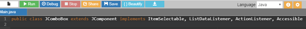 Jcombobox In Java Creation Constructors And Methods Of Jcombobox