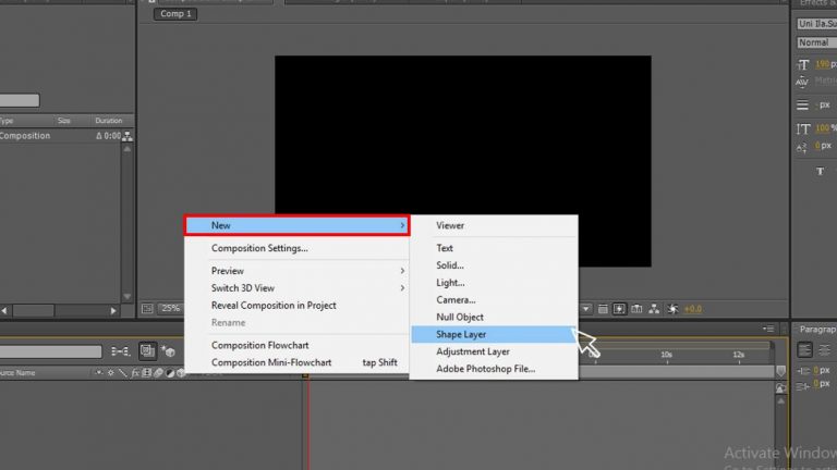 Pen Tool in After Effects | Drawing and Animating Object Using Pen Tool