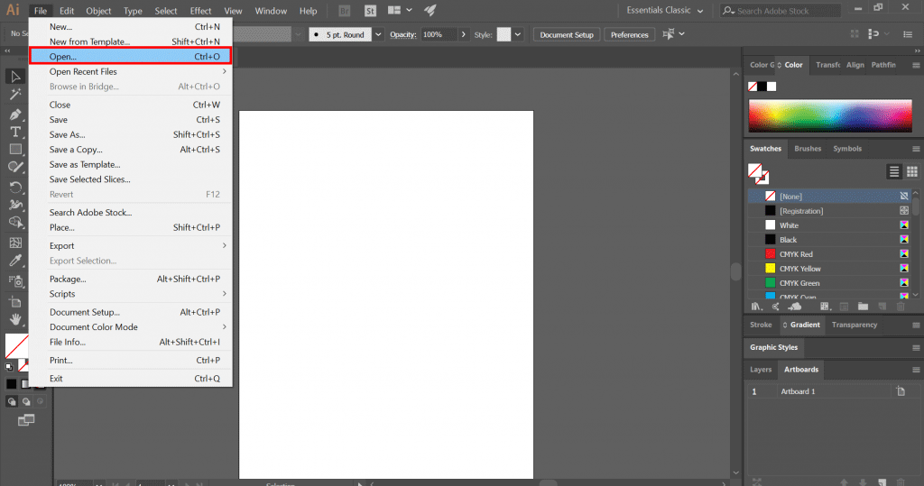 Insert Image in Illustrator | How to Insert or Import Images in ...