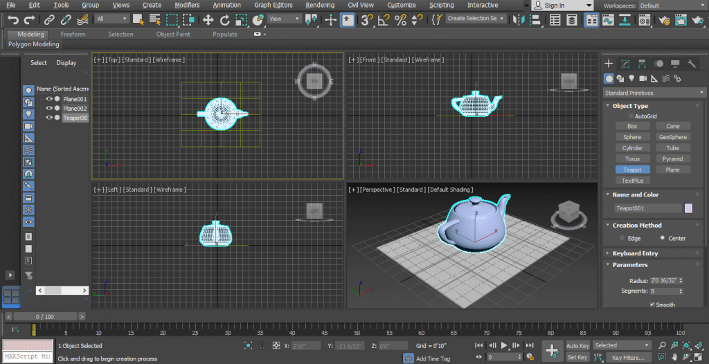 Rendering in 3ds Max | Creating Render Setup for 3D Objects