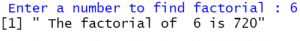 Factorial in R | Learn How to Find Factorial Programming In R?