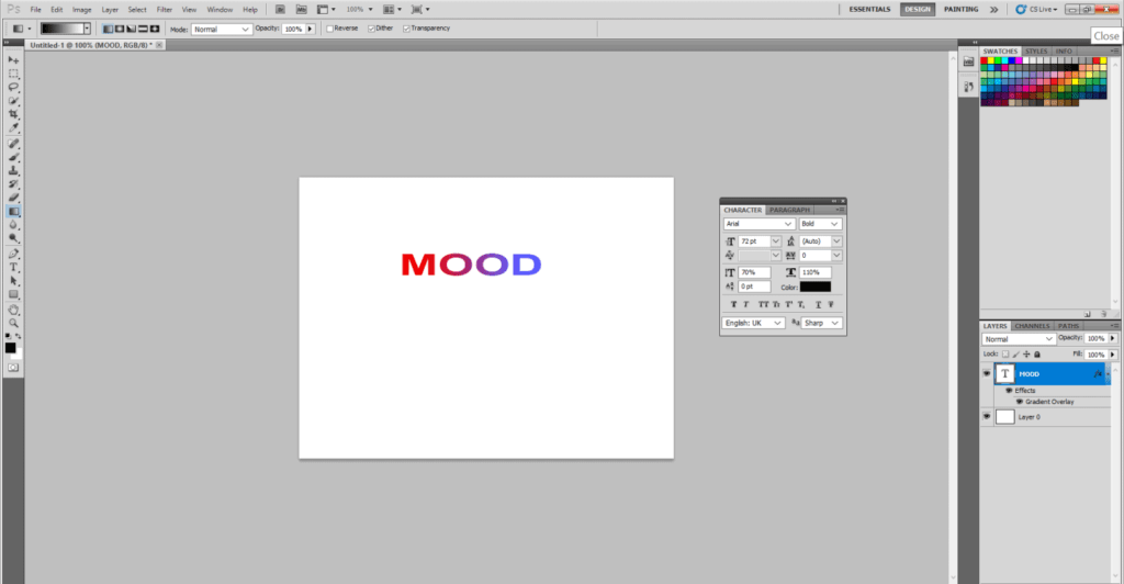 Text Effects in Photoshop | Creating Stickers with Various Text Effects