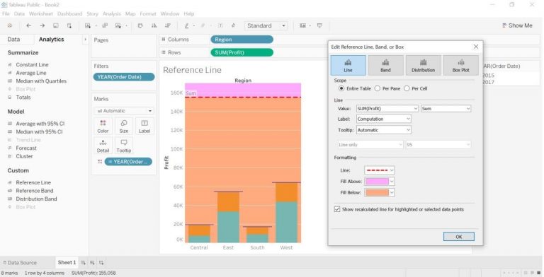 Tableau Reference Lines | How to use Reference Lines and its form Tableau Reference Lines | How to use Reference Lines and its form