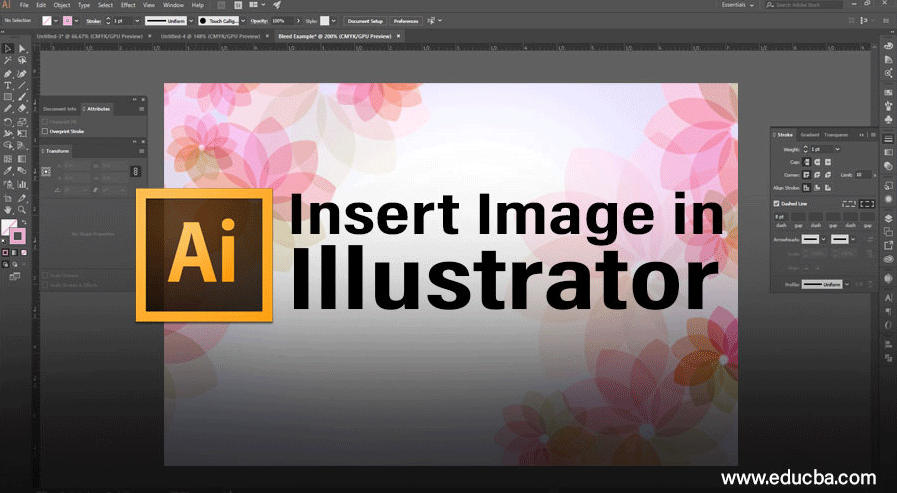 Insert Image In Illustrator How To Insert Or Import Images In 