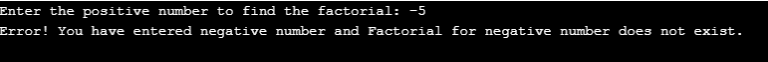 Factorial Program In C Various Methods Program In C Factorial
