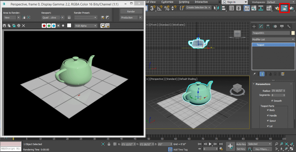 Rendering in 3ds Max | Creating Render Setup for 3D Objects