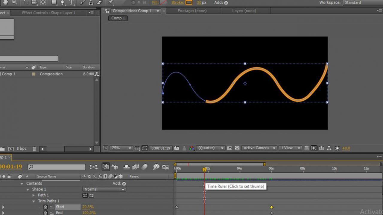 Draw a Line in After Effects - Carr Imand1988