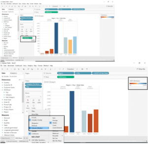Tableau Drill Down Create Map View Drill Down The Map