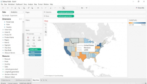 Tableau Drill Down | Create Map View | Drill Down the Map