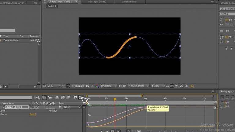 Pen Tool in After Effects | Drawing and Animating Object Using Pen Tool