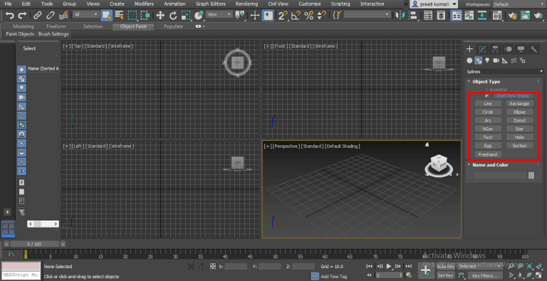 Spline in 3ds Max | Uses of Various Tools in Spline Command