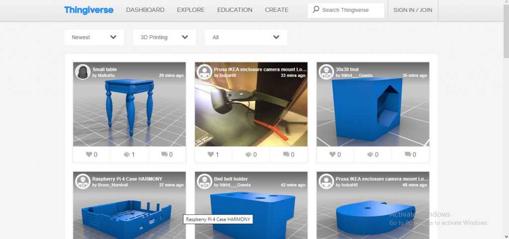3D Printing Models | Creating Different 3D Models using Top Websites