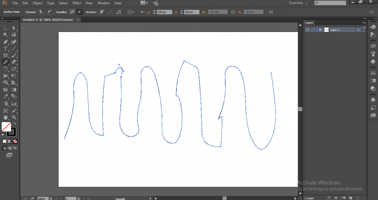Smooth Tool in Illustrator | How to Make Smooth Lines in Illustrator?