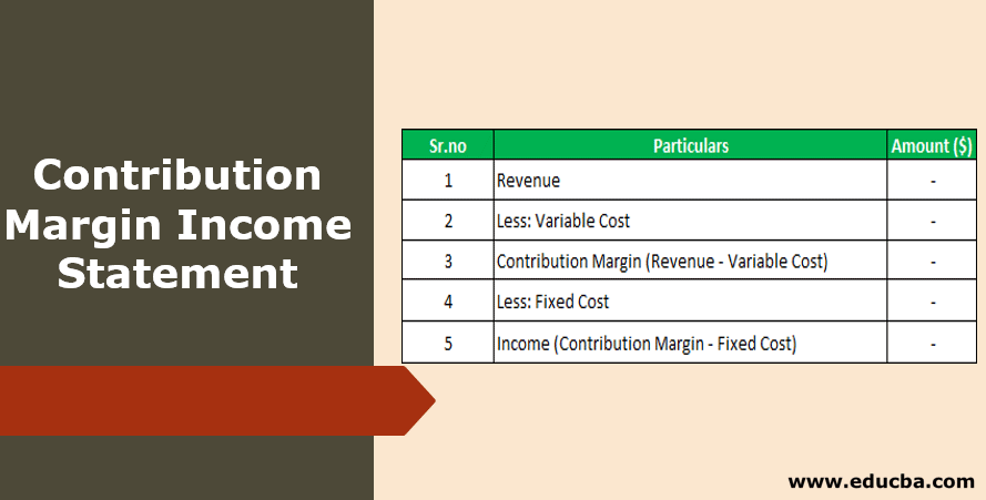 Contribution Margin Income Statement Components And Examples