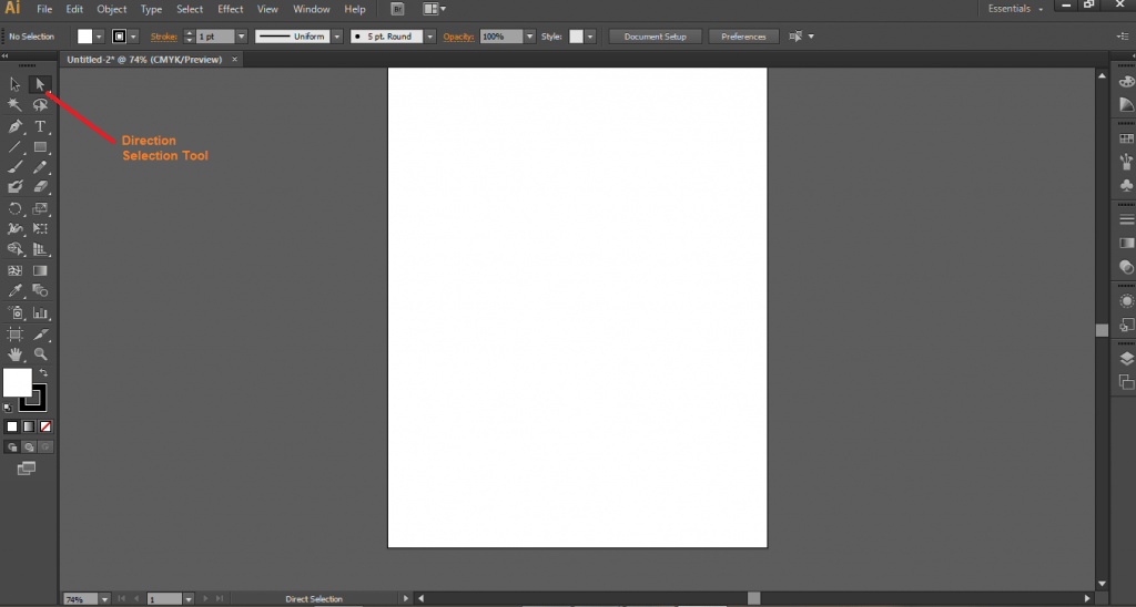 Direct Selection Tool Illustrator | Drawing and Constructing an Object