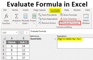 Excel Evaluate Formula | Examples to Evaluate Formula in Excel