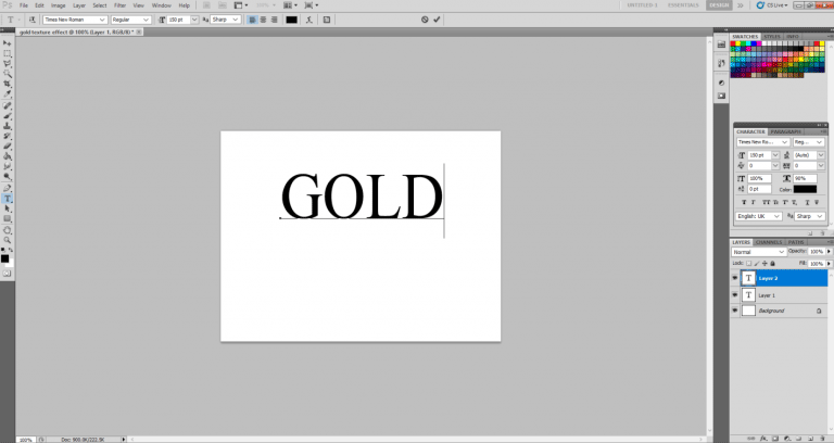 Gold Text Effect in Photoshop | Create an Easy Realistic Gold Text Effects