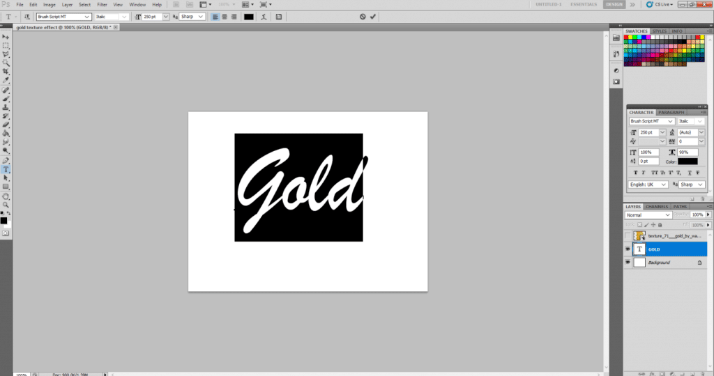 Gold Text Effect in Photoshop | Create an Easy Realistic Gold Text Effects