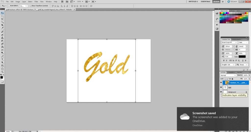 Gold Text Effect in Photoshop | Create an Easy Realistic Gold Text Effects