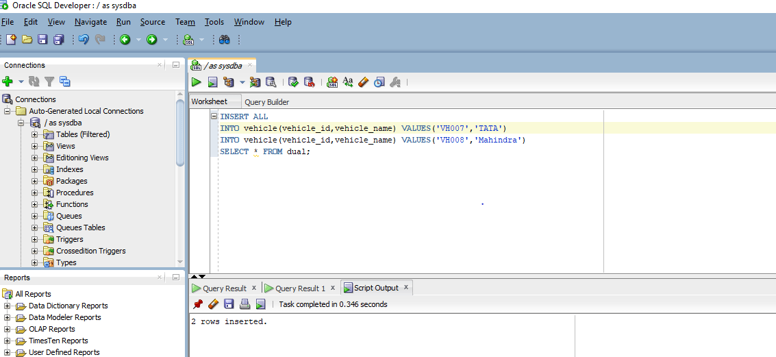 INSERT In Oracle Examples To Implement INSERT Statement In Oracle