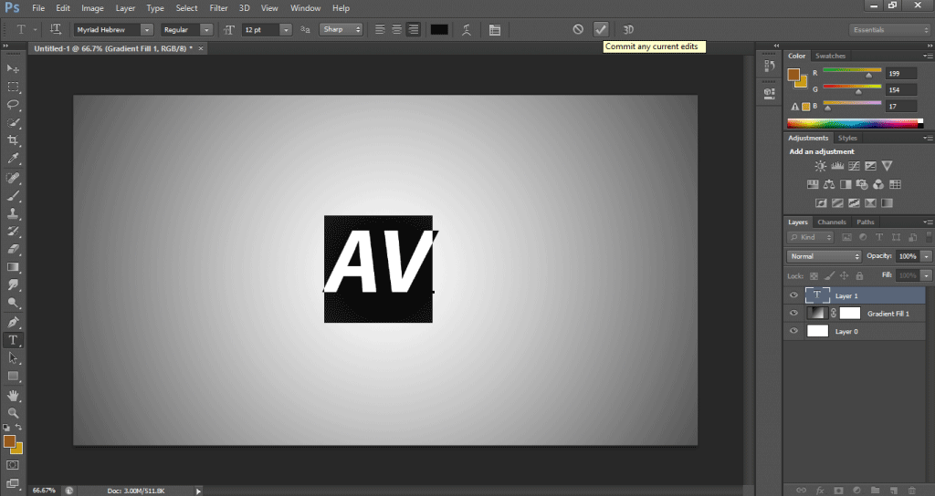 How to Make Logo in Photoshop | Creating Logo Using Photoshop Tools