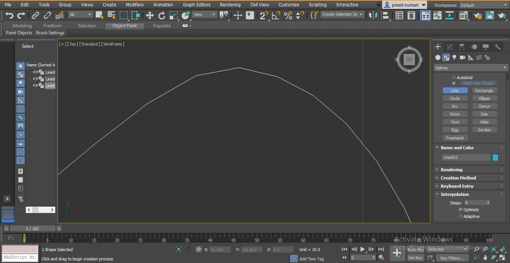 Spline in 3ds Max | Uses of Various Tools in Spline Command