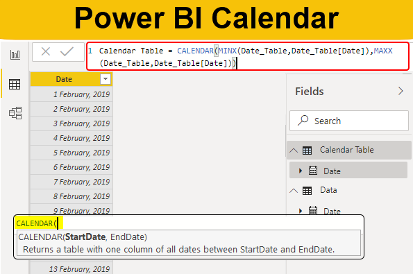 Biely Obr ti Vn mate n Power Bi Custom Calendar Table Change Format 
