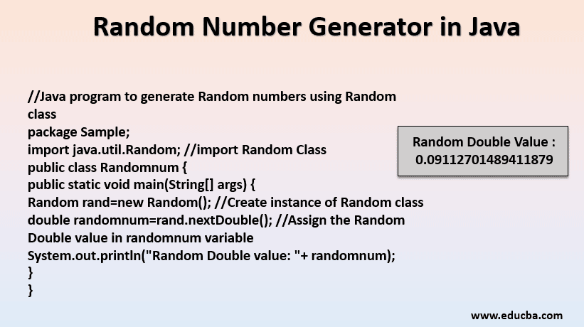 Random Number Generator In Java Functions Generator In Java
