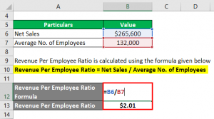 Revenue Per Employee Ratio | Examples | Advantages and Disadvantages