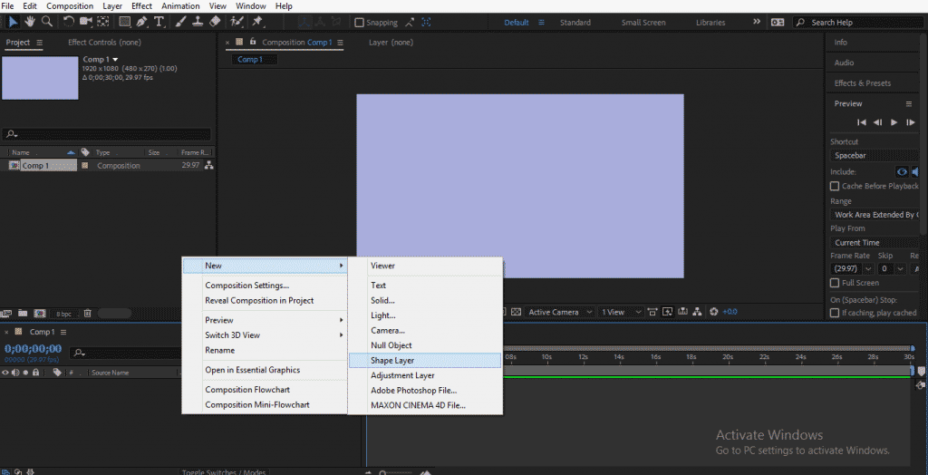 Shape Layers In After Effects Steps For Adding And Creating Shape Layers
