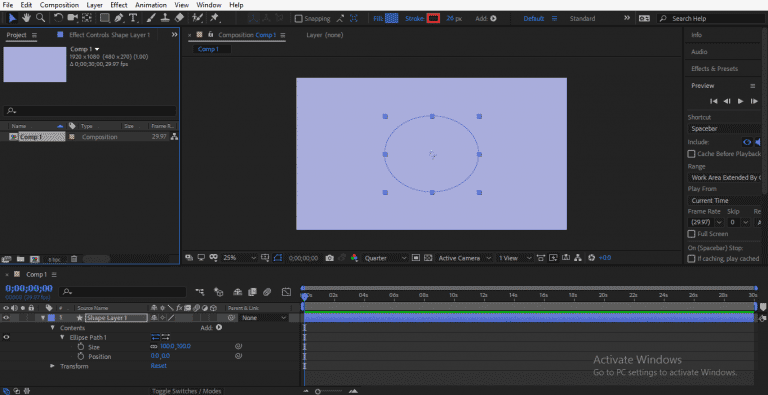 Shape Layers In After Effects Steps For Adding And Creating Shape Layers