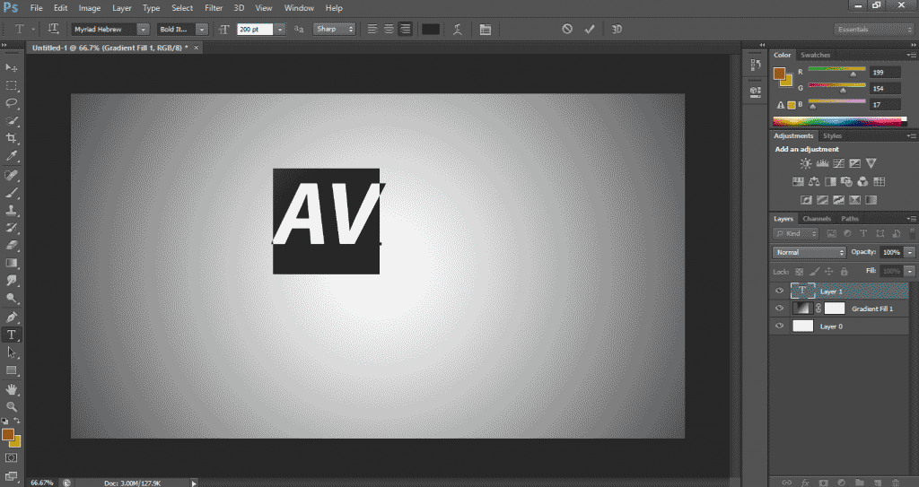 How to Make Logo in Photoshop | Creating Logo Using Photoshop Tools