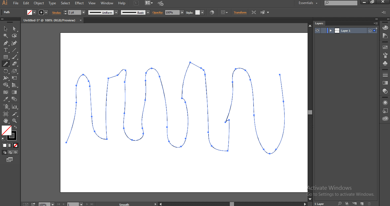 Smooth Tool In Illustrator How To Make Smooth Lines In Illustrator 