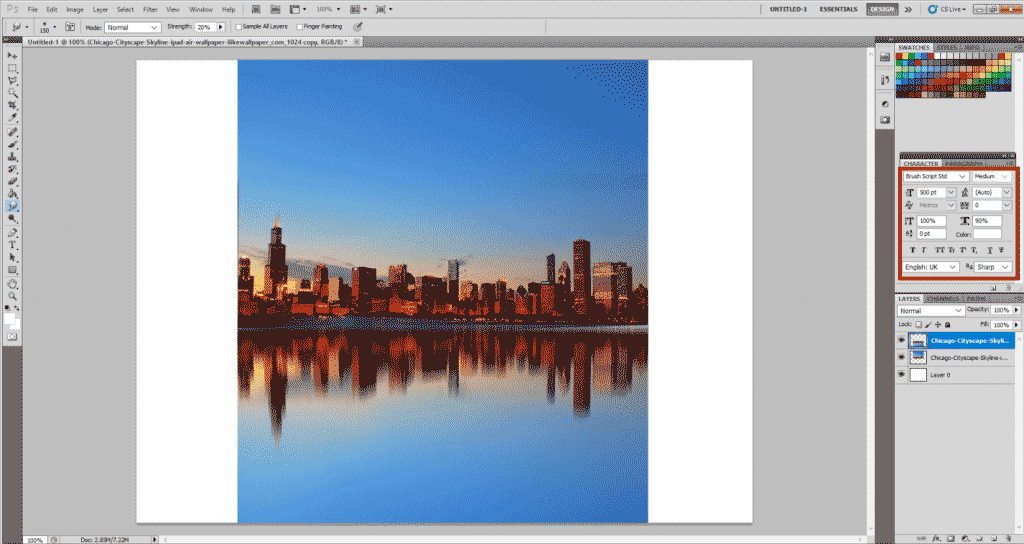 Reflection Effect in Photoshop | Create Water Reflections in Photoshop