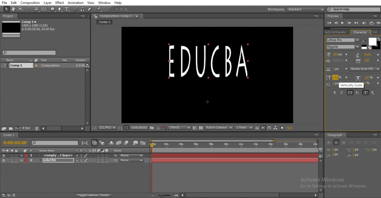 Text in After Effects | Steps to Create Text Animations in After Effects