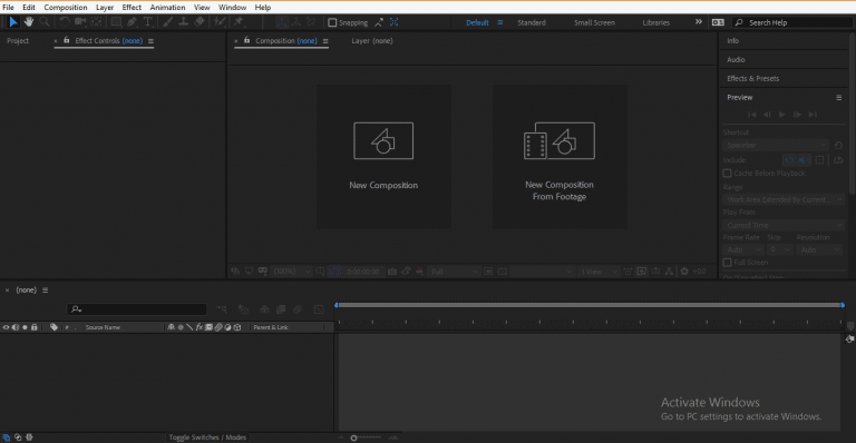 Export in After Effects | Export command of Adobe After Effect