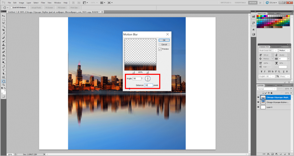 Reflection Effect in Photoshop | Create Water Reflections in Photoshop