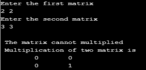 C Programming Matrix Multiplication | C Program for Matrix Manipulation