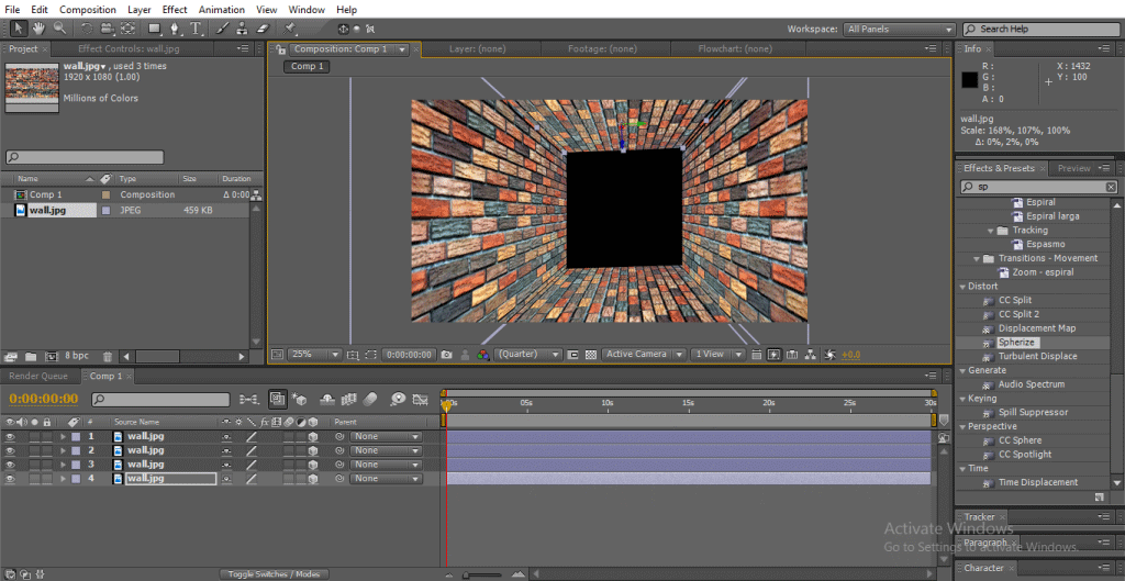 3D Effects in After Effects | Creating a Room with color in 3D Effects